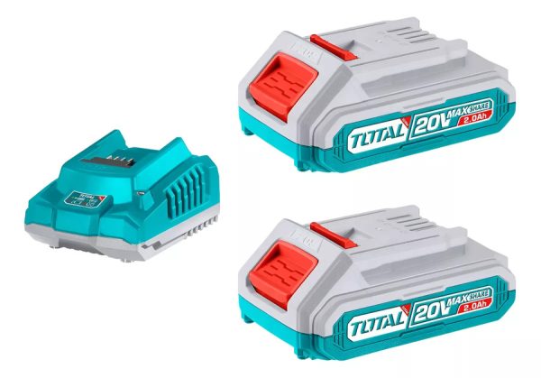 PACK DE 2 BATERIAS 2AH + CARGADOR TFBCPK1222 | Hogar y Campo